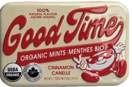 GOOD TIMES ORGANIC MINTS CINNAMON